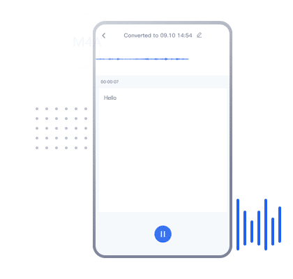 Audio to Text: Convert voice/recording to text with high accuracy